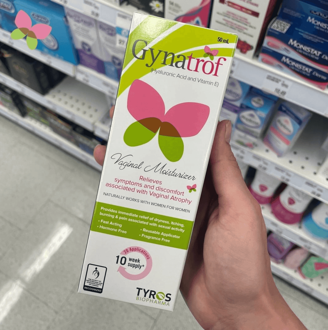 Gynatrof Vaginal Moisturizer - Non-Hormonal & Fragrance-Free Relief ...